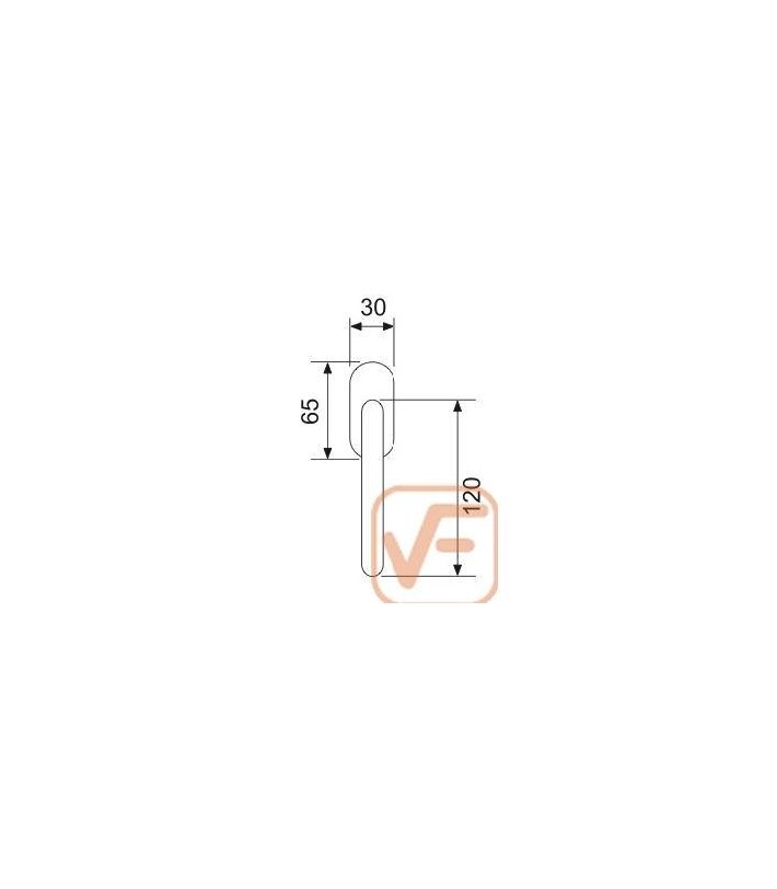 Luxfer / Cremon fereastra lemn
